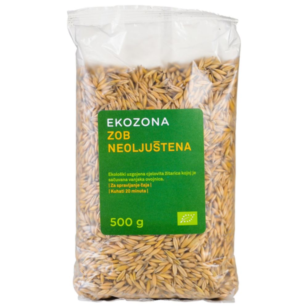 Neoljuštena zob 500 g - Ekozona